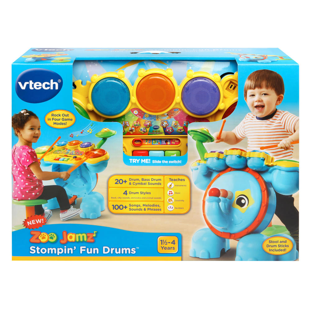 VTech Zoo Jamz Stompin' Fun Drums