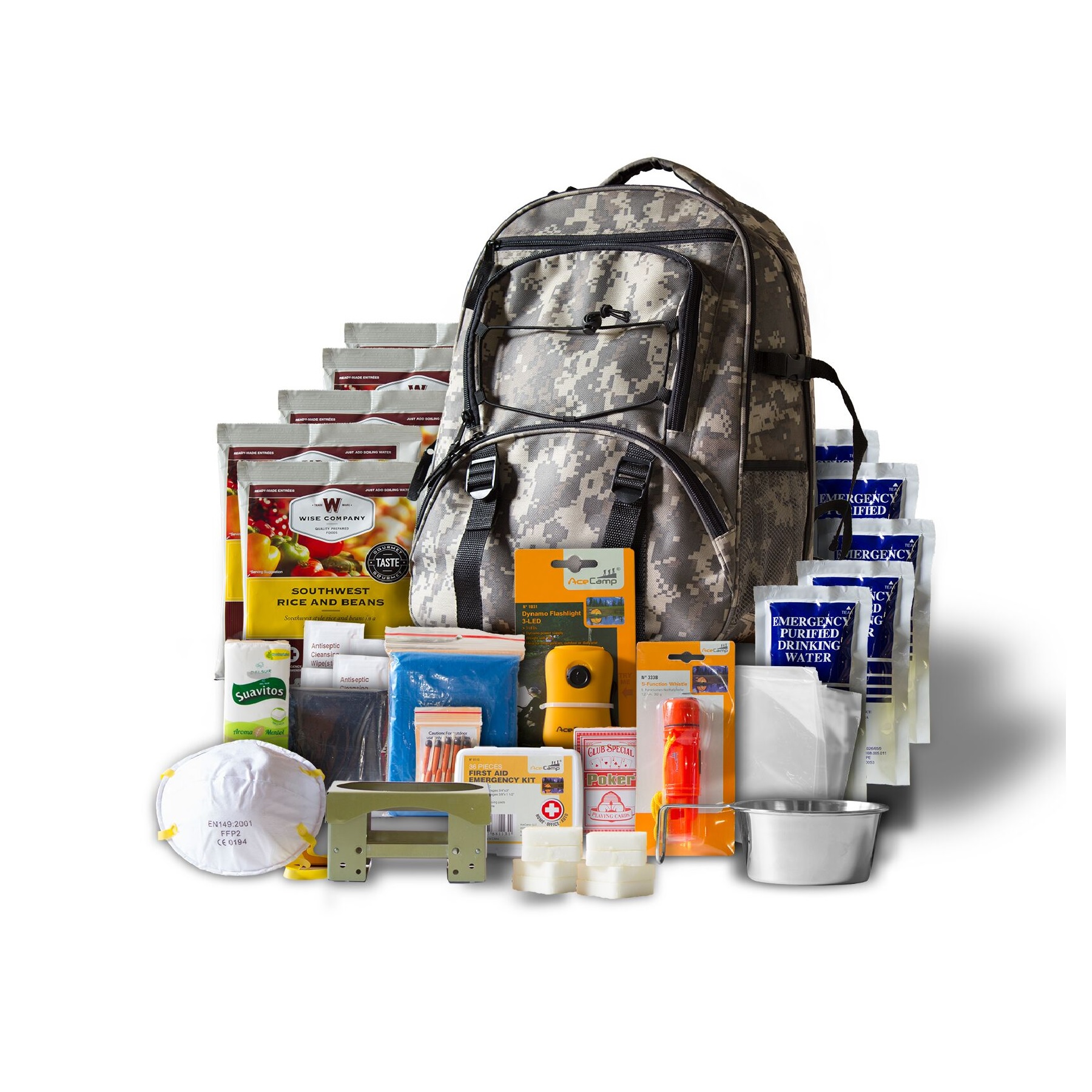 WISE FOODS 5 Day Survival Backpack 01-622GSG