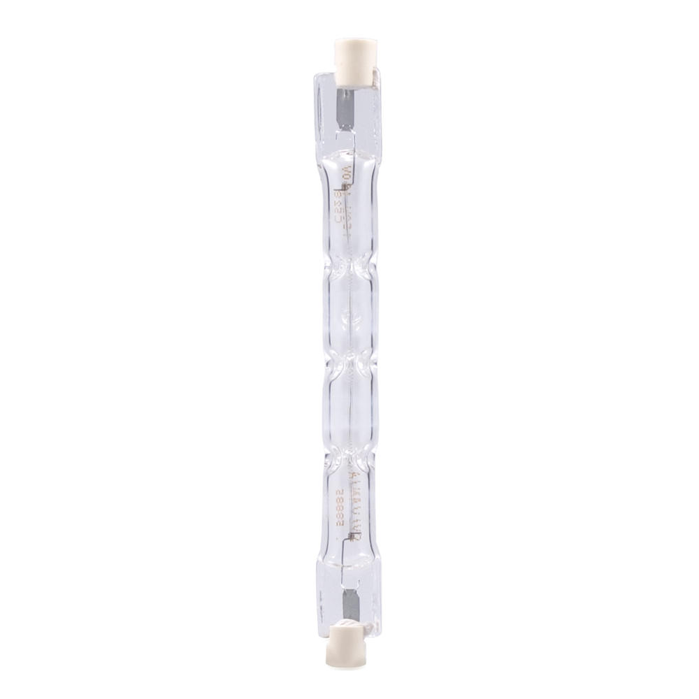 Sylvania Halogen Clear Double Ended Quartz Lamp, T3-R7 Base 120V Light ...