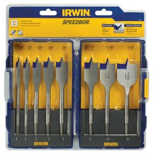 Irwin 8 pc. Spade Bit Set Speedbor