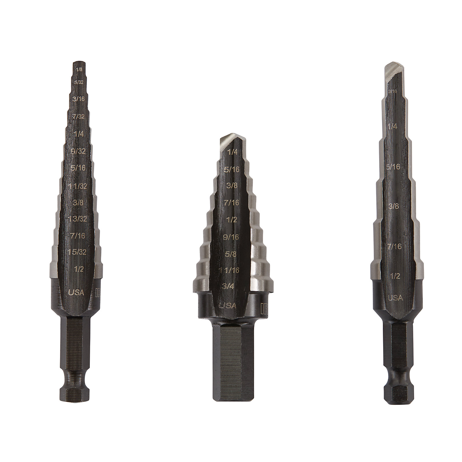 Irwin Unibit High-Speed Steel Fractional Self-Starting Step Drill Bit ...