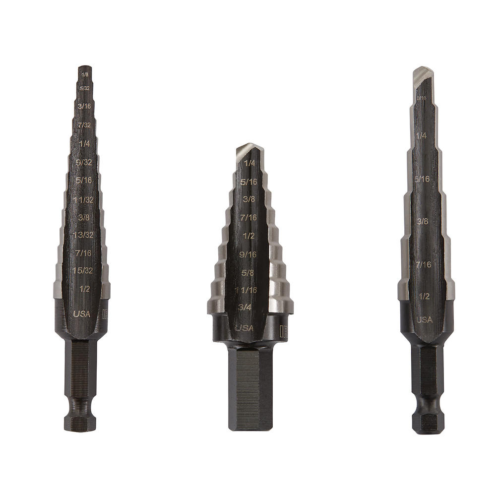 Irwin Unibit High-Speed Steel Fractional Self-Starting Step Drill Bit ...