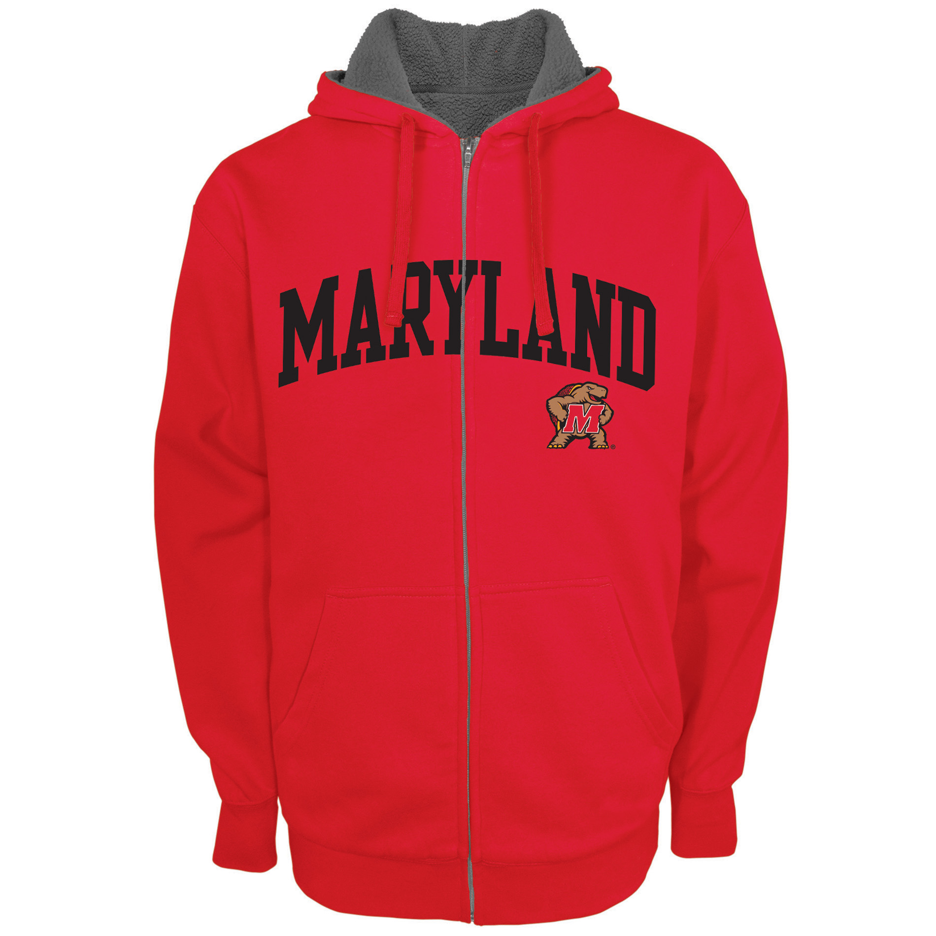 NCAA Men’s Maryland Terrapins Sherpa-Lined Hoodie Jacket