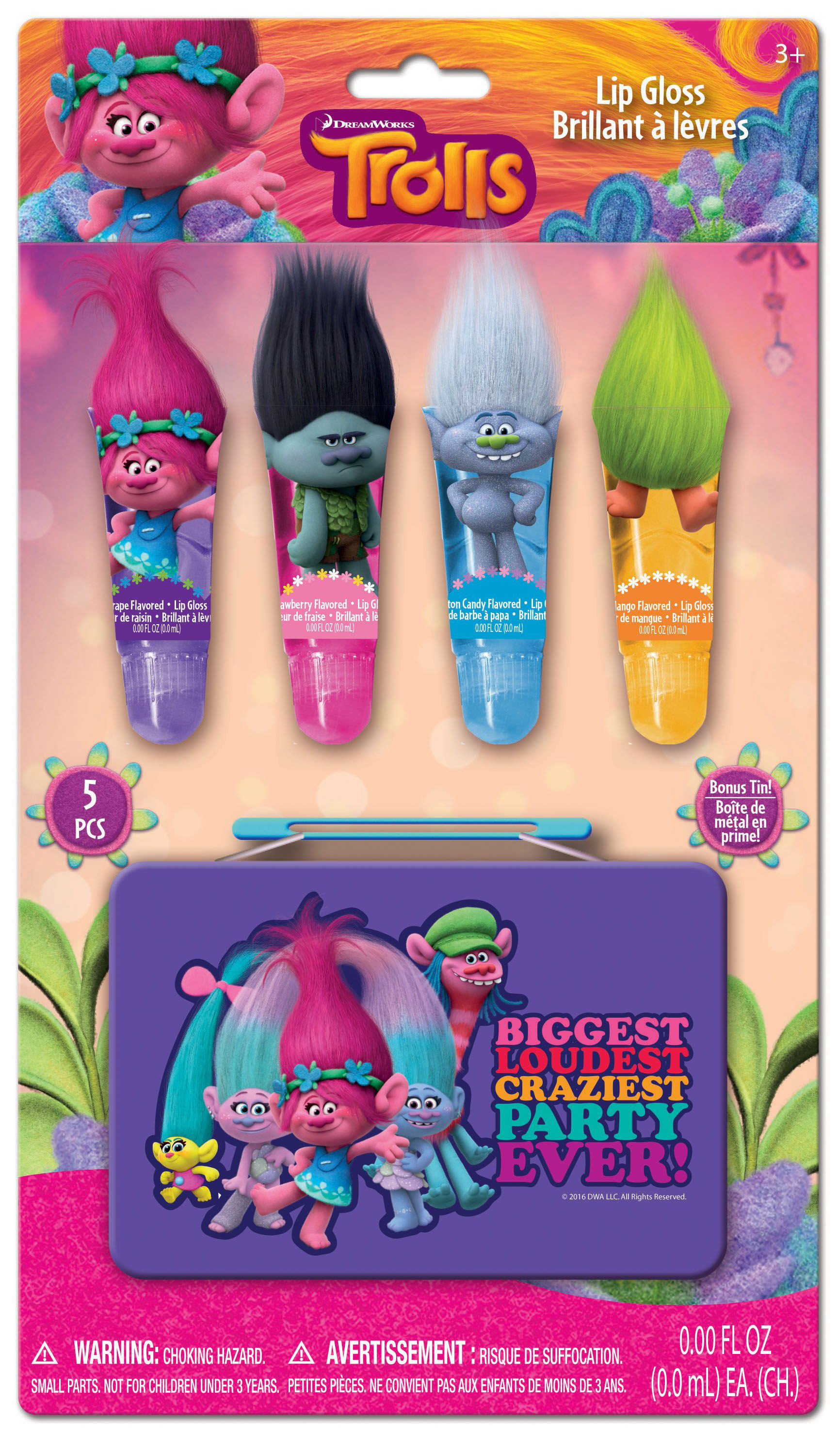 UPC 719565359477 - Trolls 4pk Lip Gloss with Mini Metal Tin Storage ...