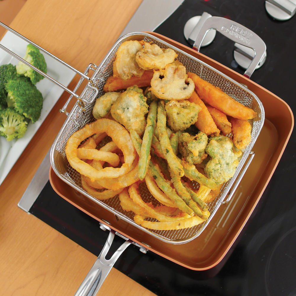 As Seen On TV Red Copper 5 pc. 10" Square Pan Set