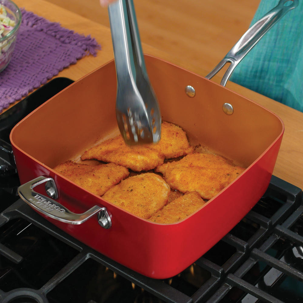As Seen On TV Red Copper 5 pc. 10" Square Pan Set