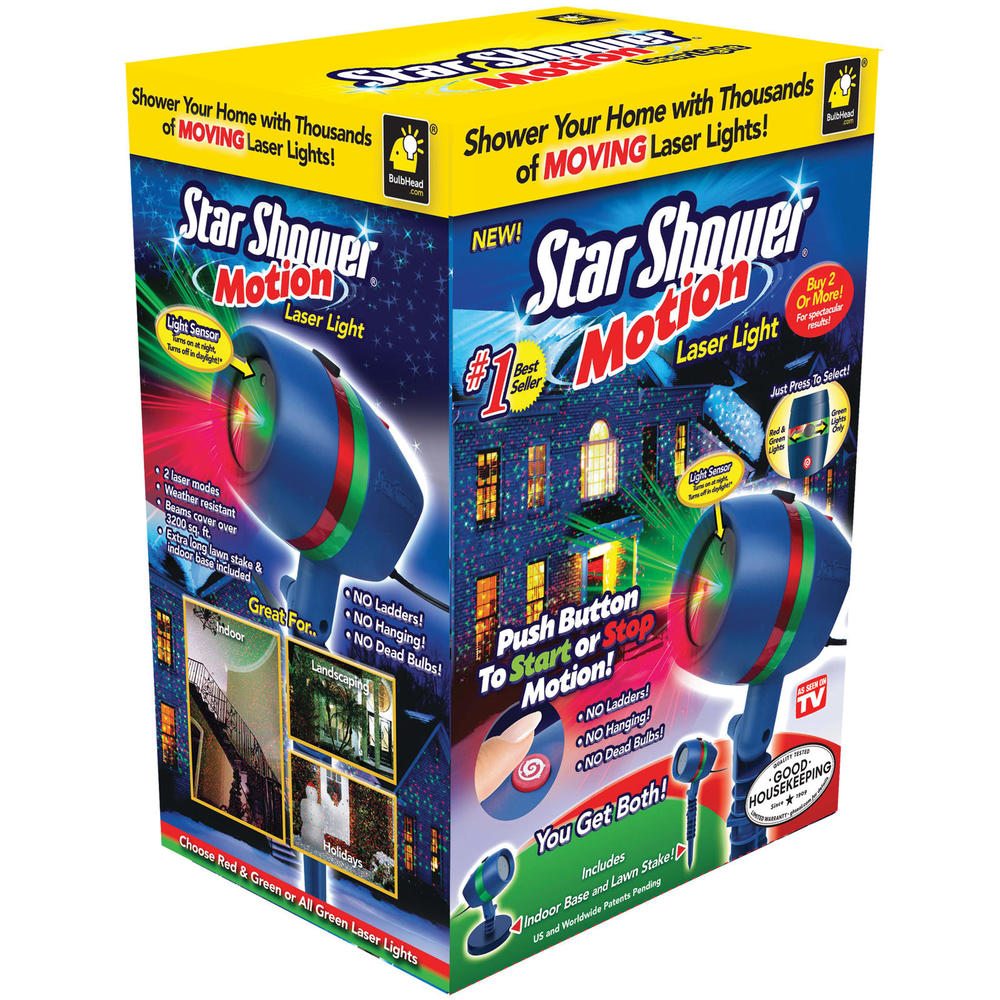 As Seen On TV Star Shower Motion Laser Light