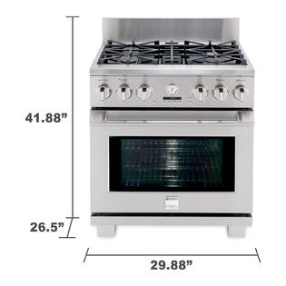 Kenmore Pro 79523 30" Dual Fuel Range