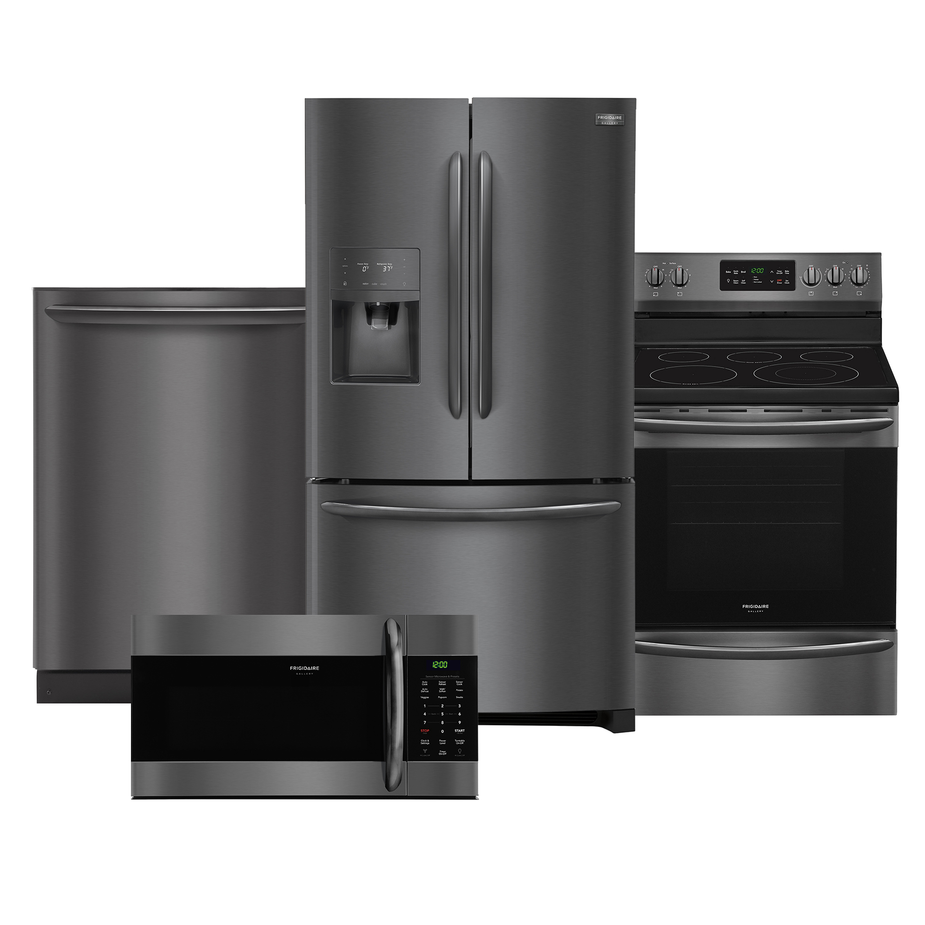 Frigidaire Gallery Frigidaire Gallery 4-Piece Kitchen Suite - Black ...