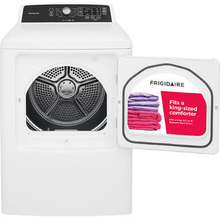 Frigidaire FFRE4120SW 6.7 cu. ft. Freestanding Electric Dryer - White