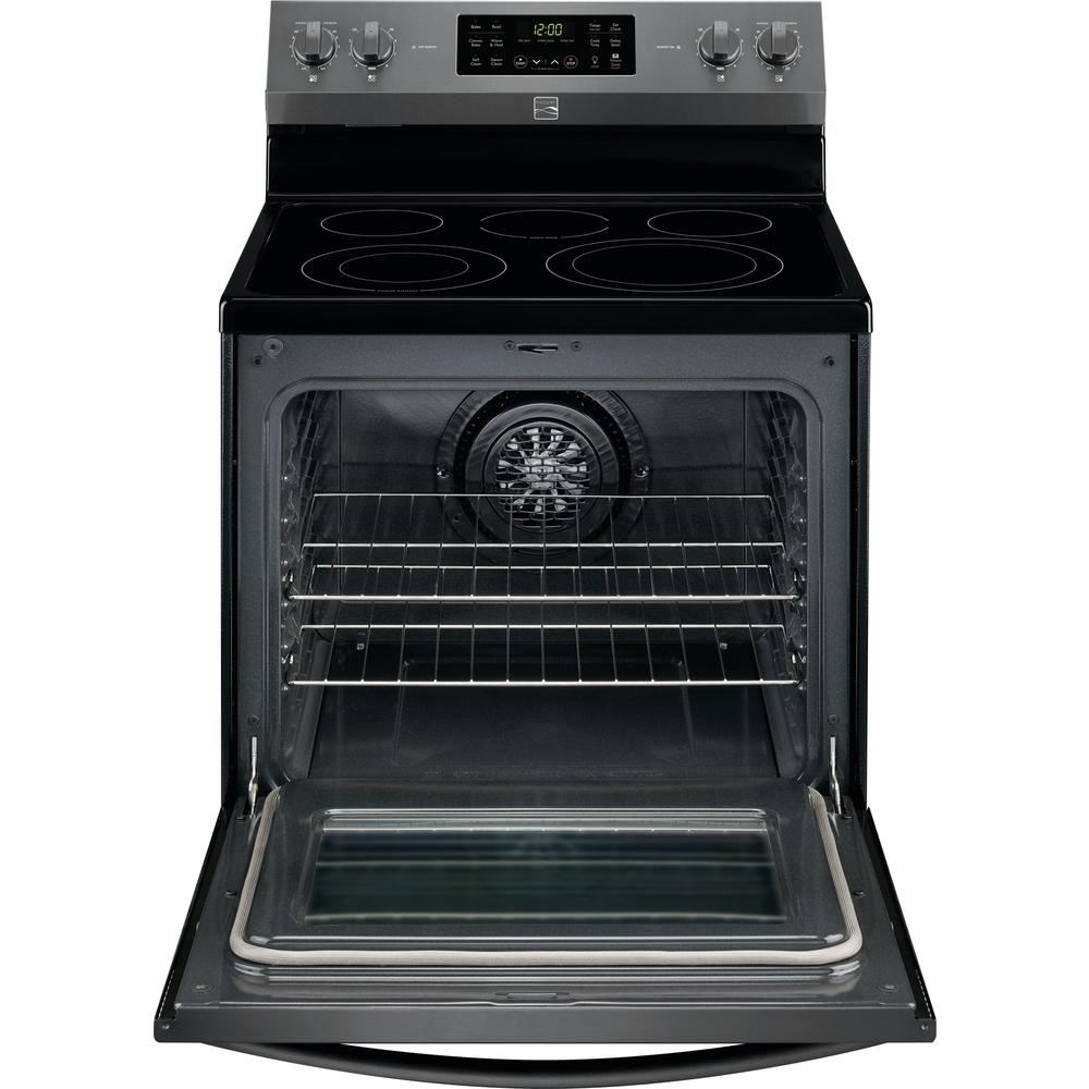 Kenmore 92637 5.4 cu. ft. Electric Range with Convection - Black ...