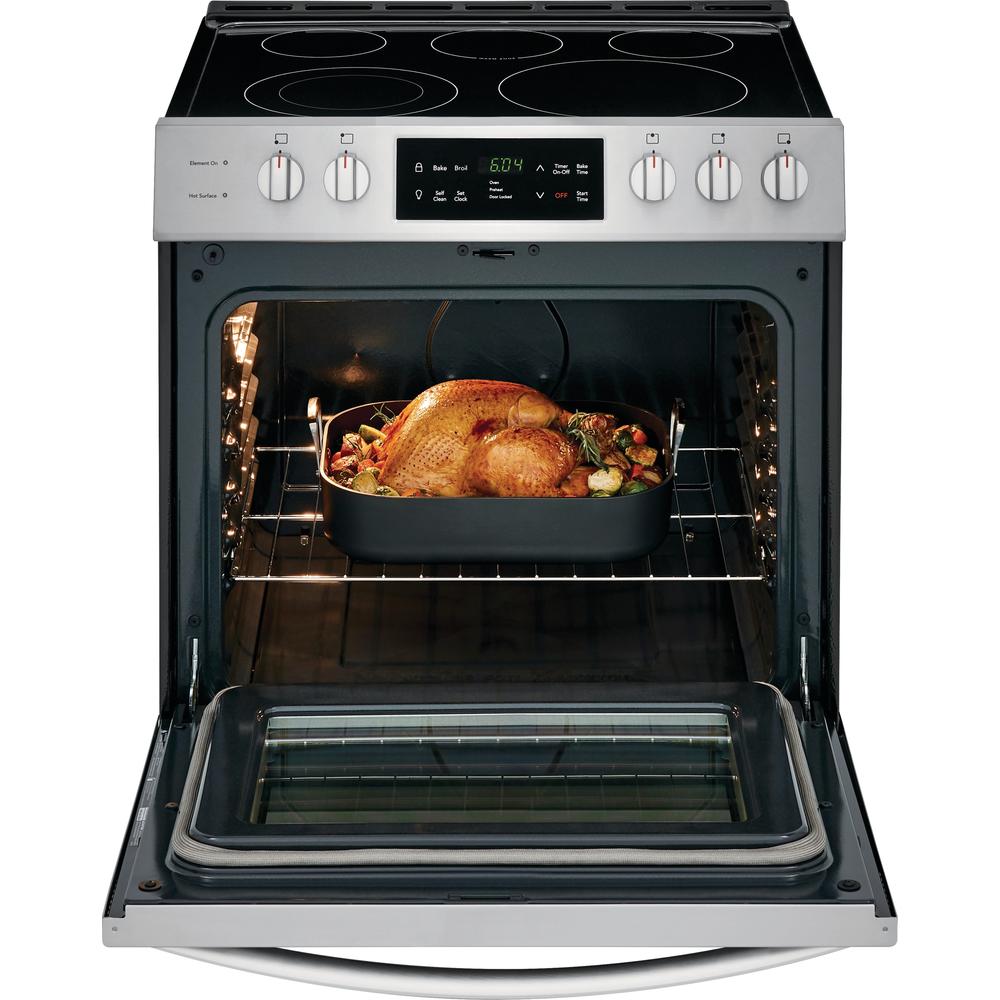 Frigidaire FFEH3054US 30'' Front Control Freestanding Electric Range ...