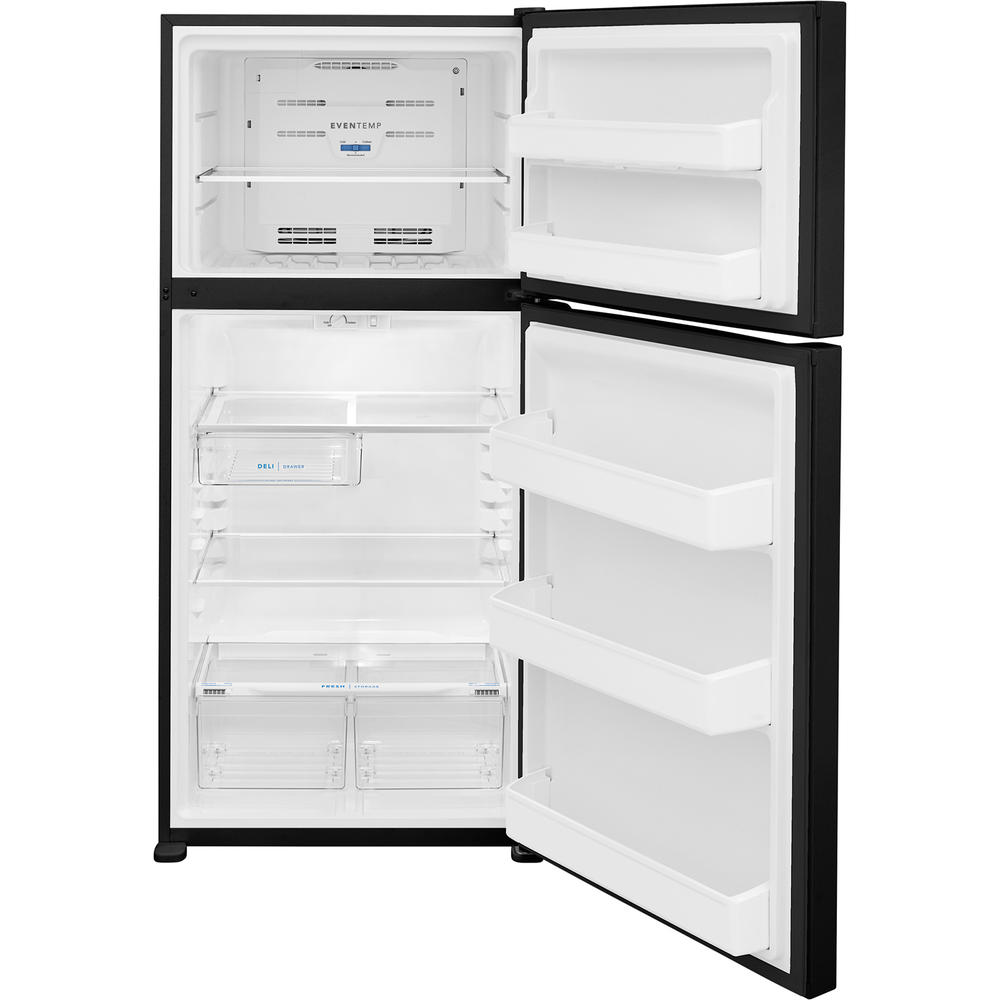 Frigidaire FFTR1835VB 18.3 cu. ft. Top Freezer Refrigerator – Black