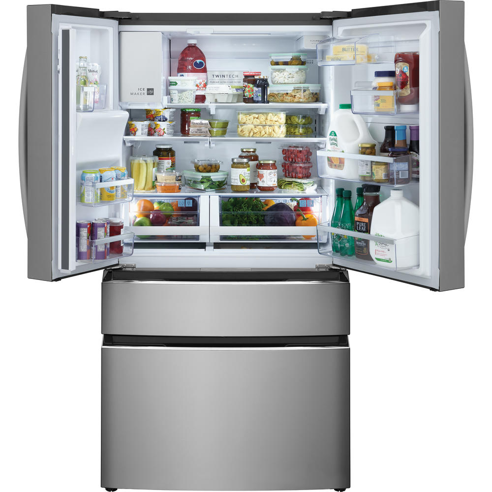 Frigidaire Gallery GRMC2273CF 21.5 cu. ft. Counter-Depth 4-Door French Door Refrigerator ...