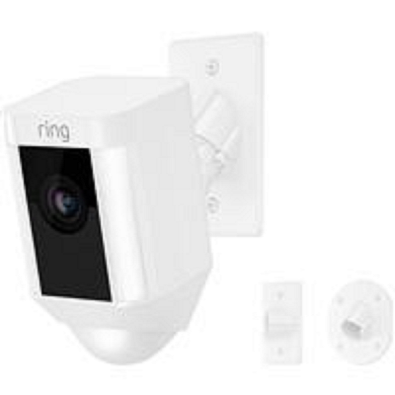 ring Spotlight Camera with Mount Wired White - 1080p