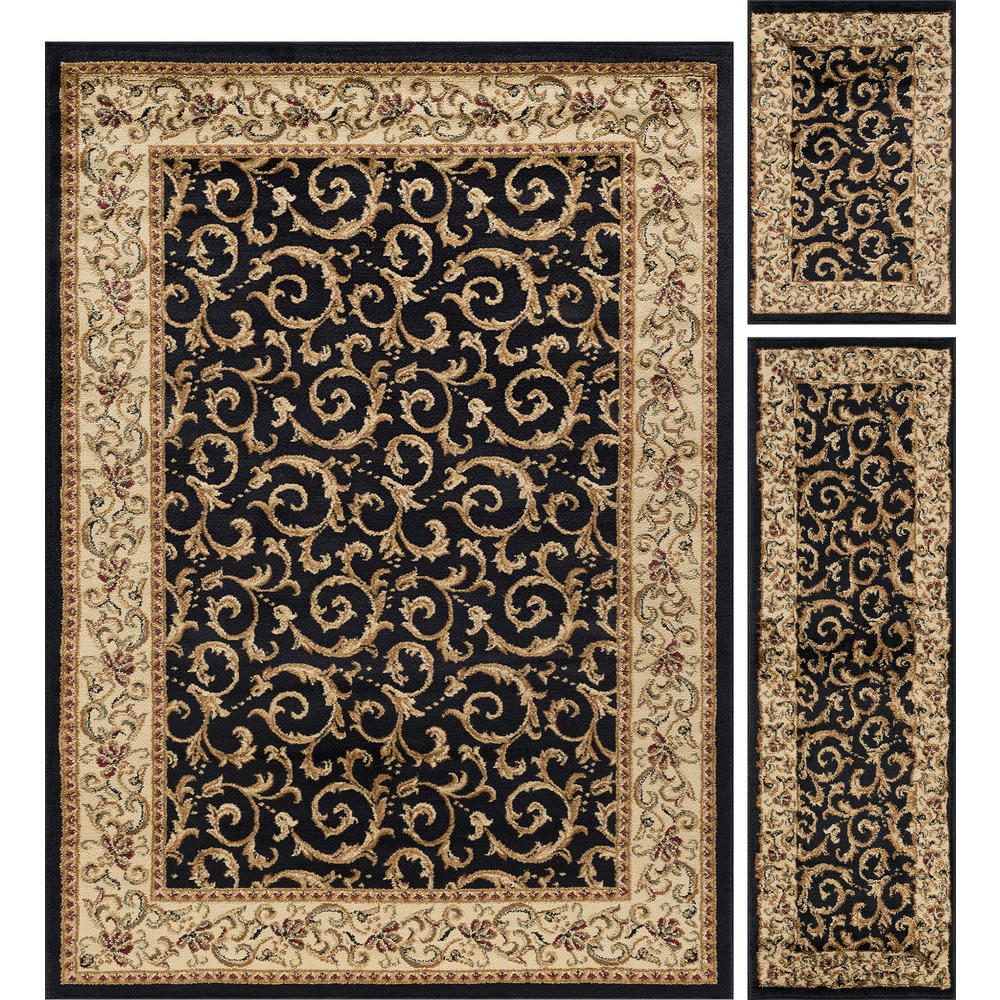 Tayse Rugs Elegance Westminster 3 Piece Set