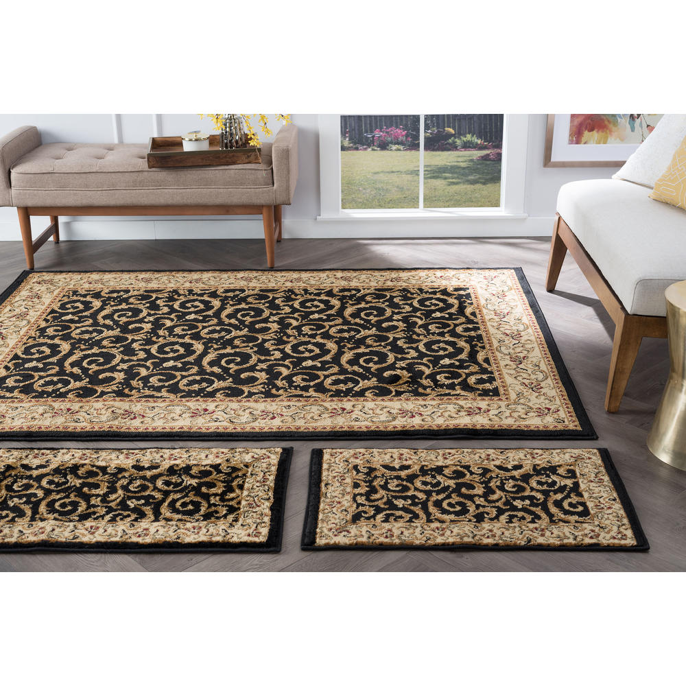 Tayse Rugs Elegance Westminster 3 Piece Set