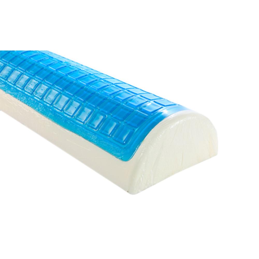 DeluxeComfort Half Moon-Half Cylinder Neck Roll Pillow - Memory Foam ...