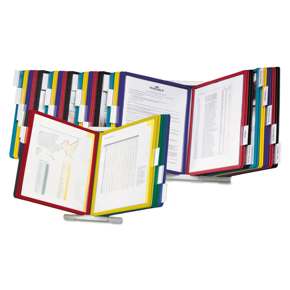 Durable DBL561200 InstaView Expandable Desktop Reference System with ...