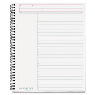 Cambridge MEA06064 Side Bound Guided Business Notebook, Action Planner ...