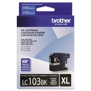 Brother BRTLC103BK LC103BK Innobella High-Yield Ink, Black