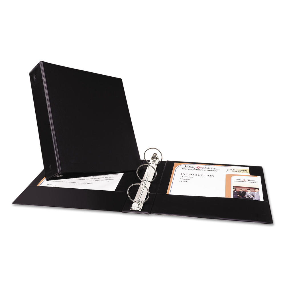 Avery AVE03501 Economy Non-View Binder with Round Rings, 11 x 8 1/2, 2 ...