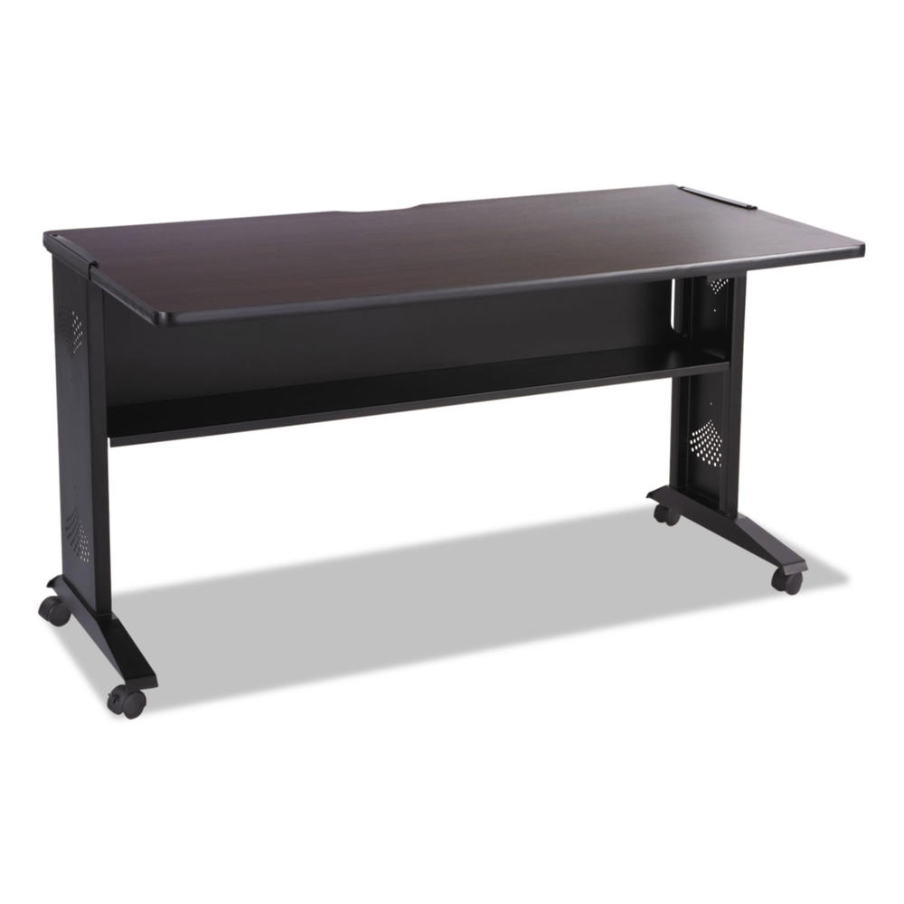 Safco SAF1933 Mobile Computer Desk W/Reversible Top, 53.5 x 28 x 30 ...