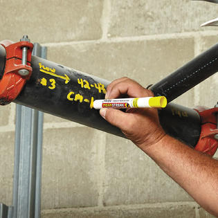 Sharpie SAN85005 Mean Streak Marking Stick, Broad Tip, Yellow