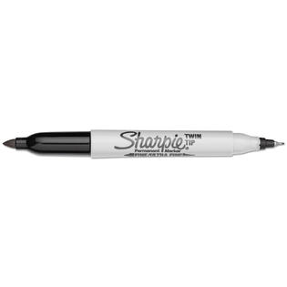 Sharpie SAN32001 Twin-Tip Permanent Marker, Fine/Ultra Fine Point ...