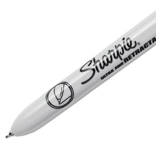 Sharpie SAN1735791 Retractable Permanent Marker, Ultra Fine Tip, Red