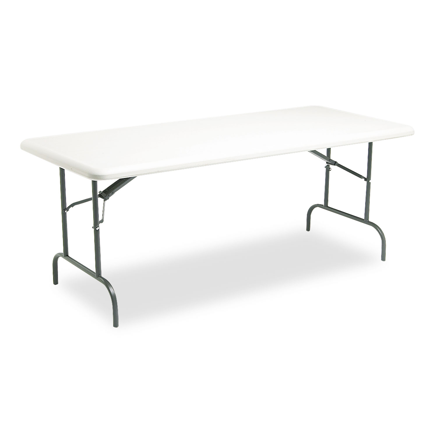 Iceberg ICE65223 IndestrucTables Too 1200 Series Resin Folding Table, 72w x 30d x 29h, Platinum