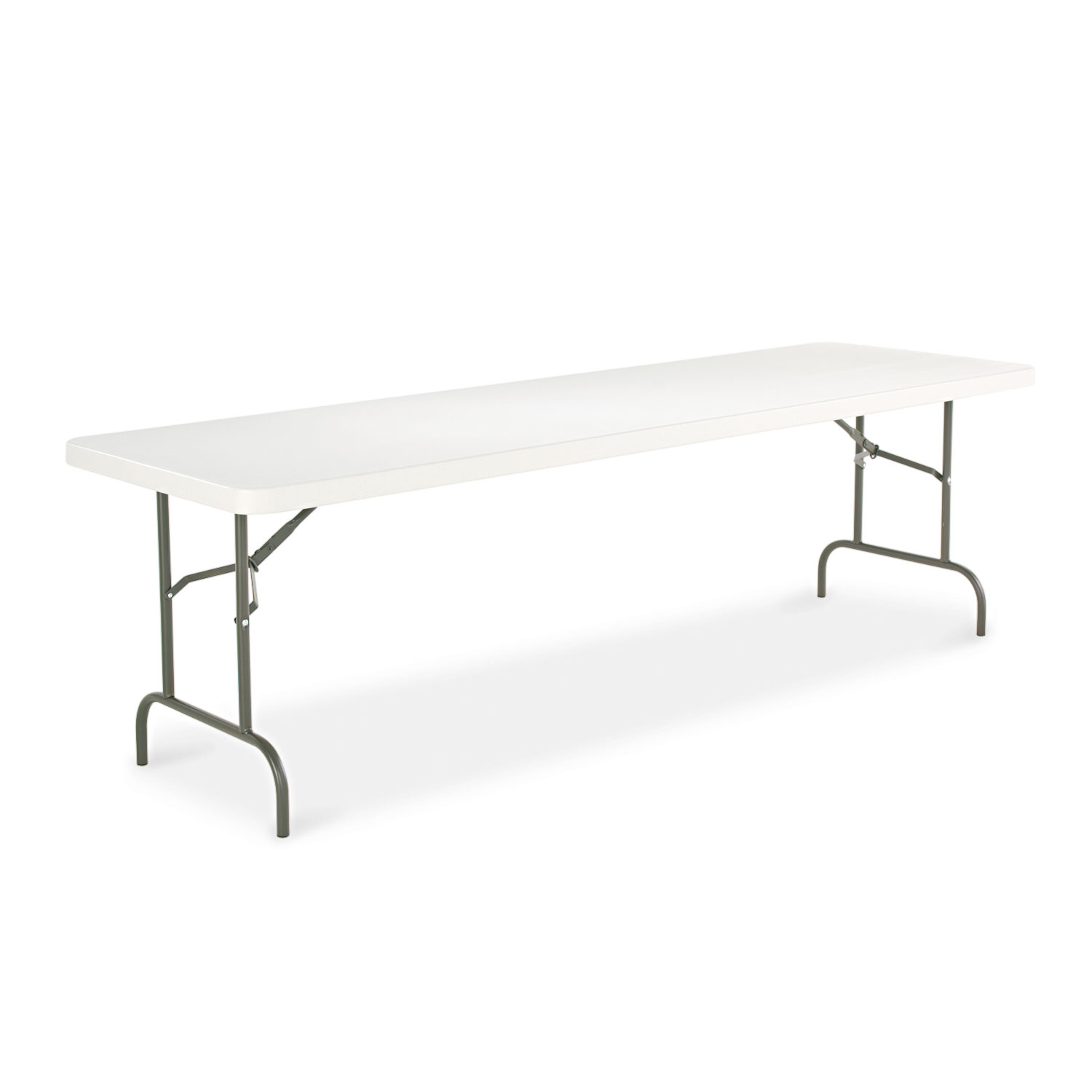 Alera ALE65601 Resin Rectangular Folding Table, Square Edge, 96w x 30d ...