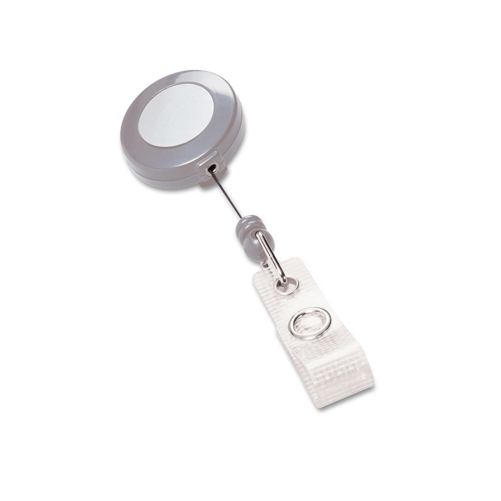 GBC GBC50573 Badgemates Plastic Retractable Name Badge Reel, 3 ft ...