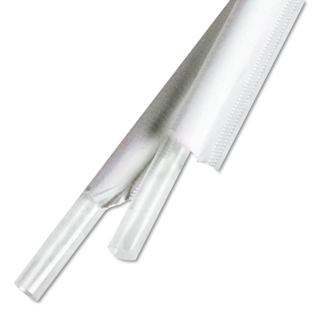 Eco-Products ECOEPST770 7.75" Clear Wrapped Straw - Case, 400/PK, 24 PK/CT