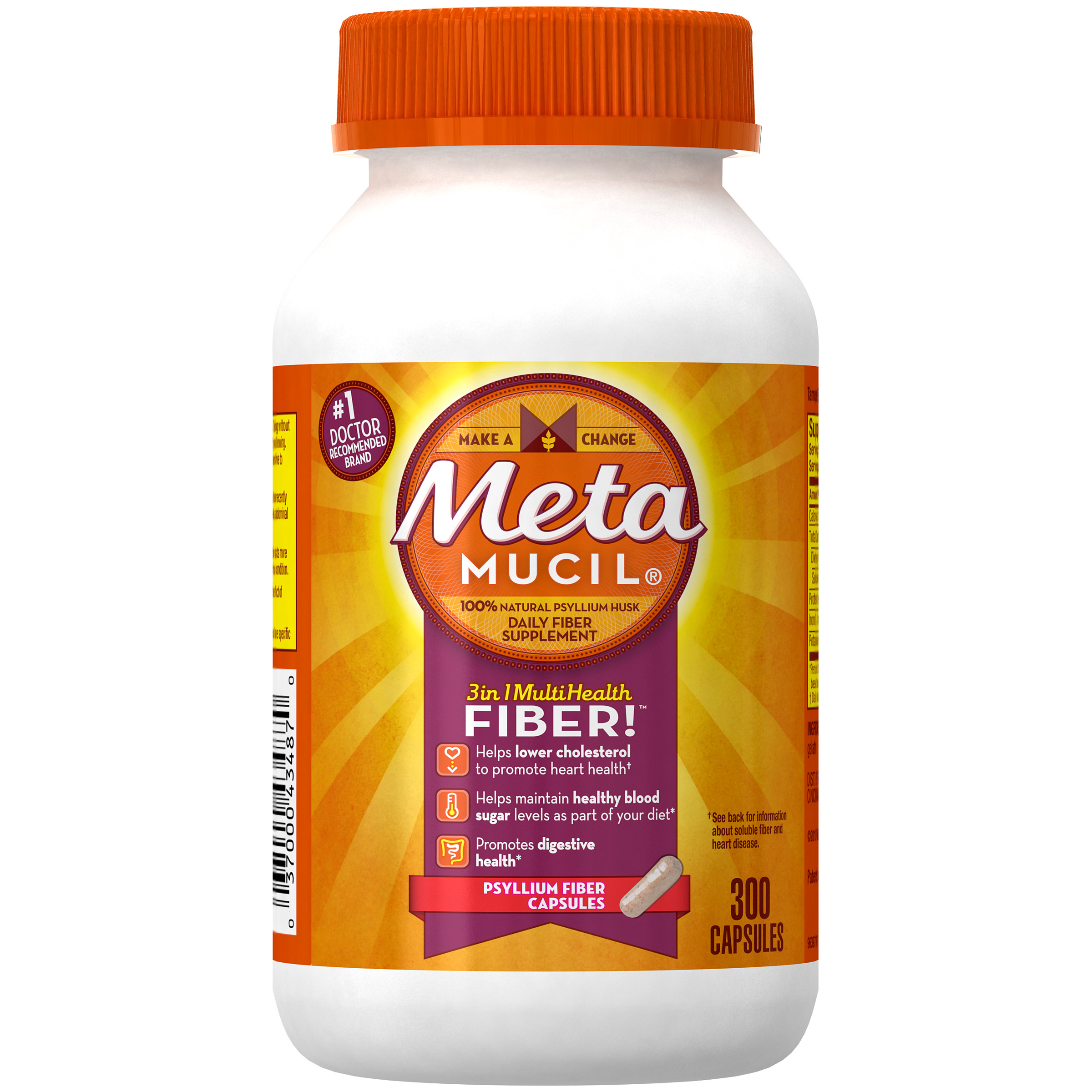 UPC 037000434870 - Metamucil Fiber Therapy for Regularity, Fiber ...