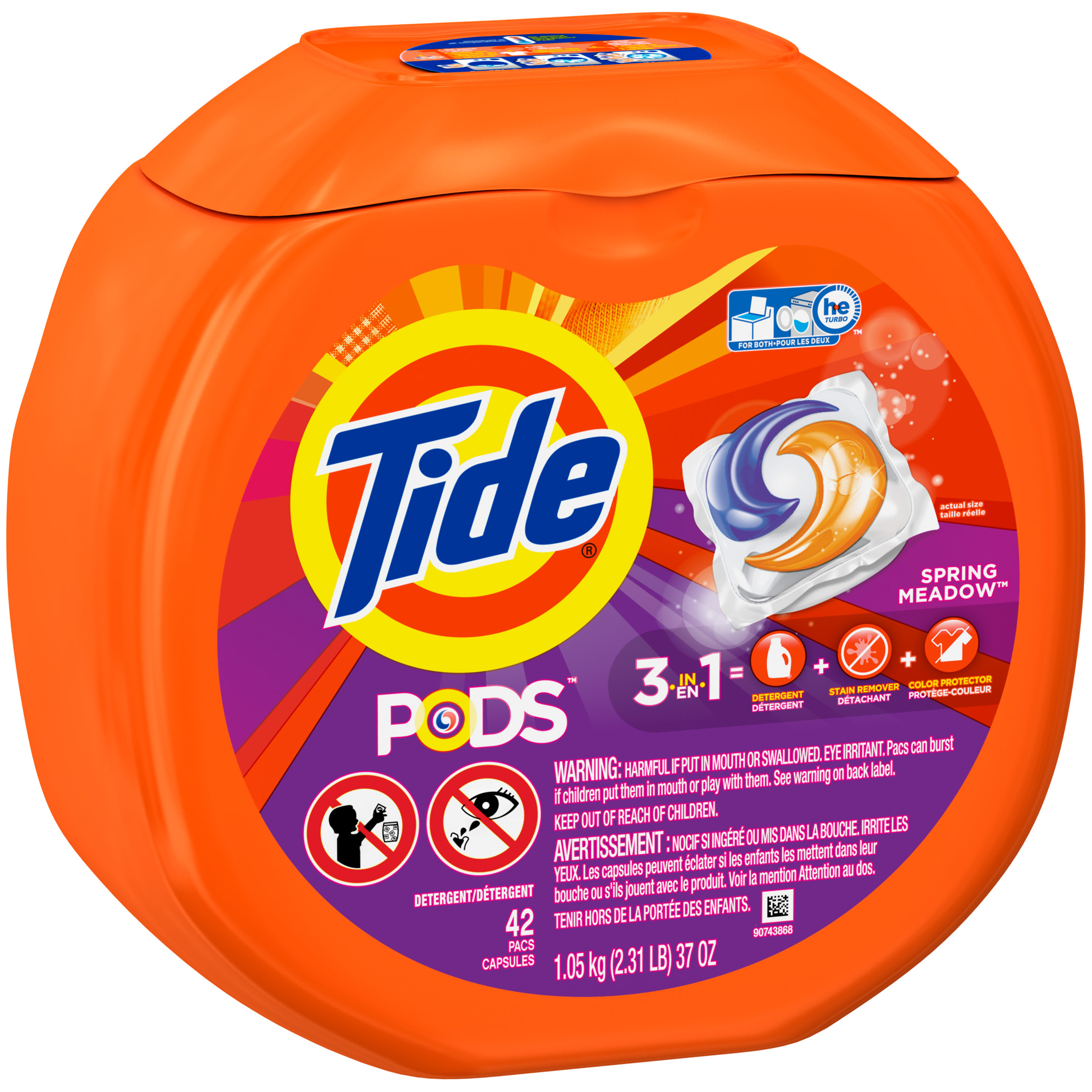 UPC 037000009924 - Tide Spring Meadow Pods HE Compatible Laundry ...