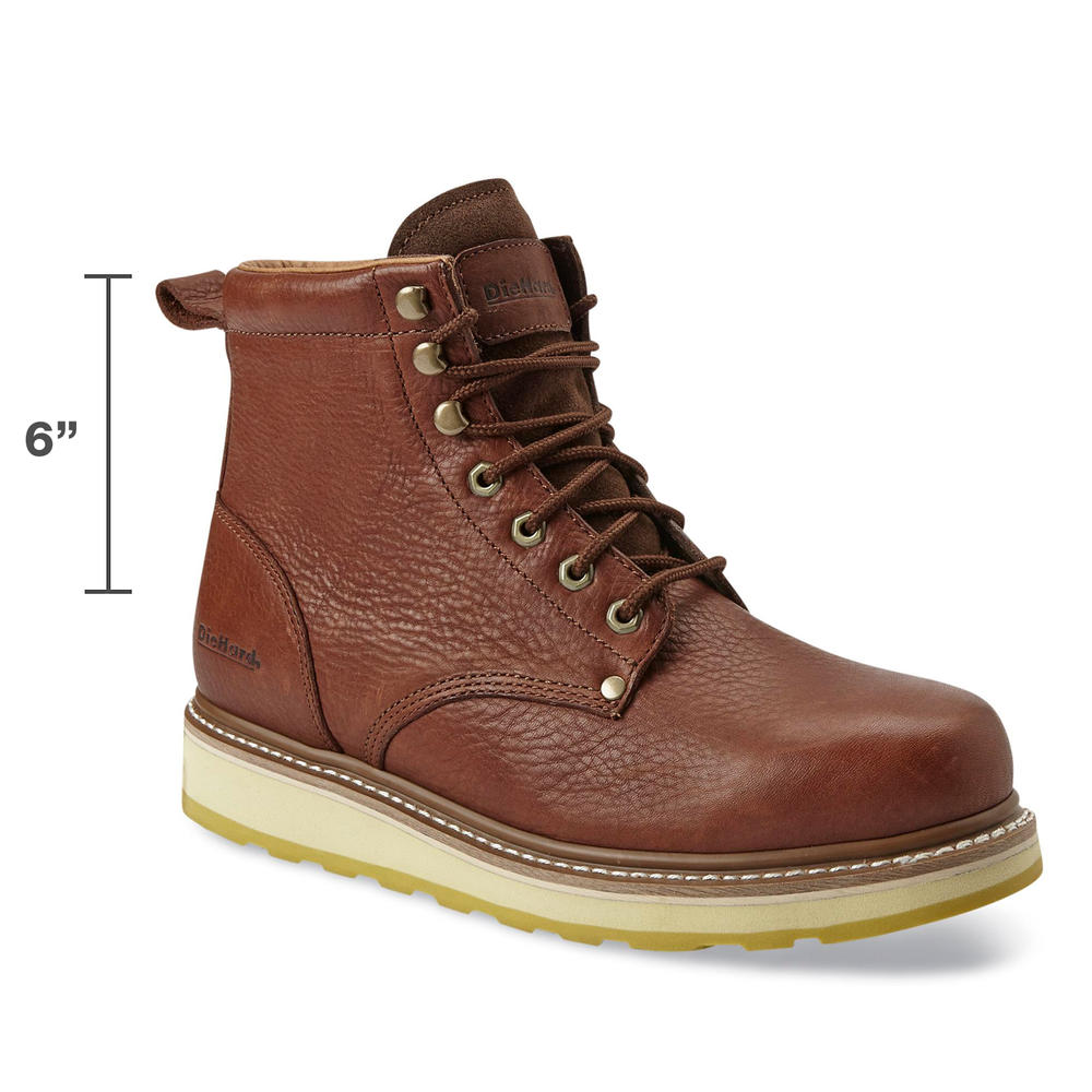 Men's 6" Soft Toe Work Boot - Brown