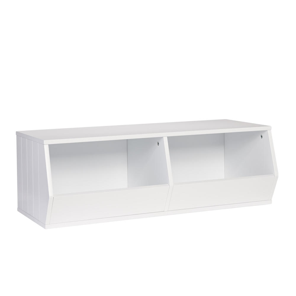 Storage Stacker - 2 Veggie Bins - White
