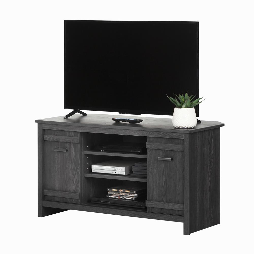 South Shore Exhibit Corner TV Stand, for TVs up to 42'', Gray Oak