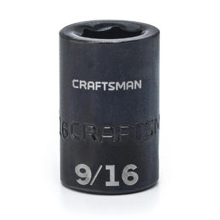 Craftsman 9/16 in Easy-To-Read Impact Socket 6 pt. STD, 1/2 in. drive