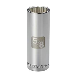 Craftsman 5/8 in. Easy-to-Read Socket 12 pt. Deep Metric 3/8 in. drive