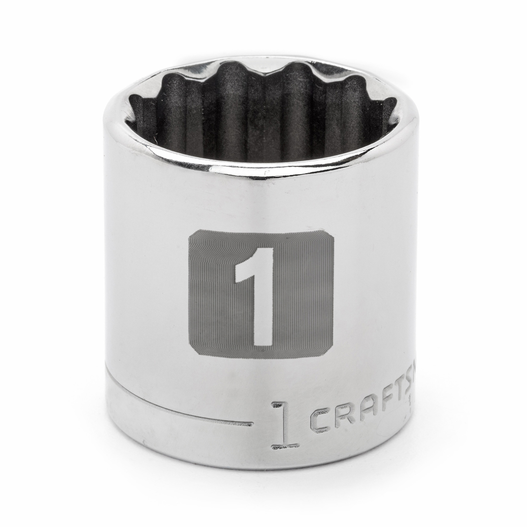 Craftsman 1" x 3/8" Drive 12 pt. Easy-to-Read Socket