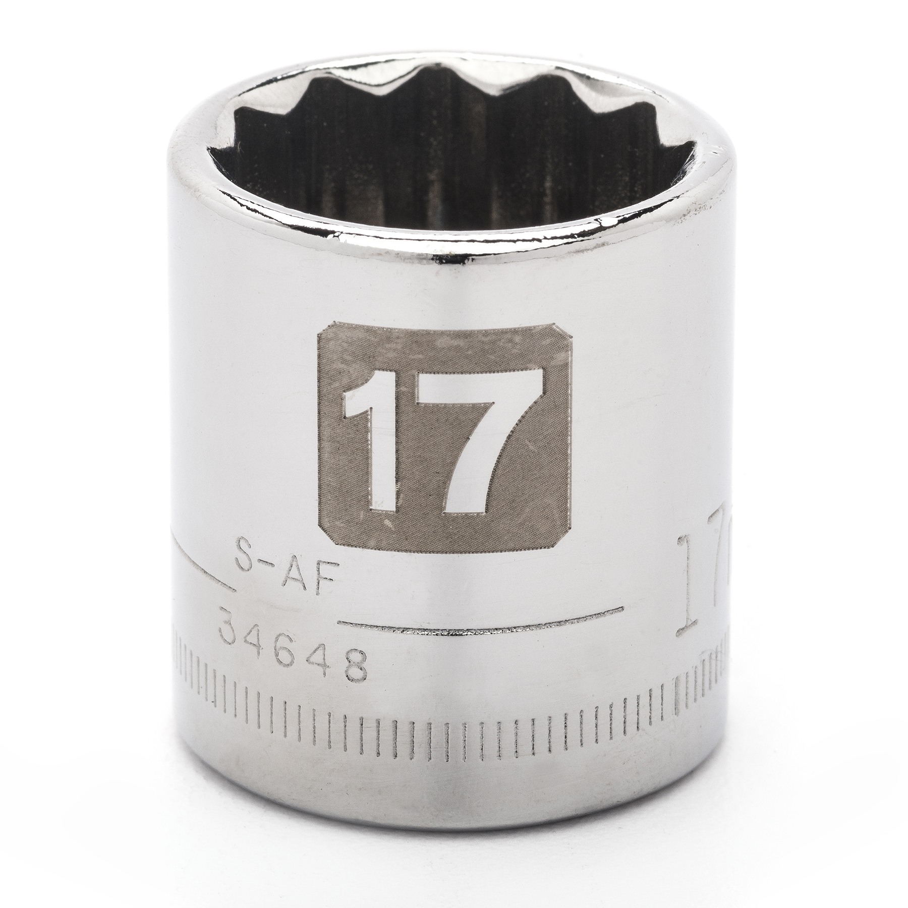 Craftsman 17mm 12 pt. 3/8 in. drive Easy-To-Read Socket