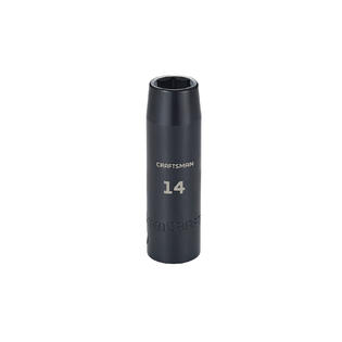 Craftsman 14MM DEEP 6PT IMPACT SOCKET 1/2-IN DRIVE