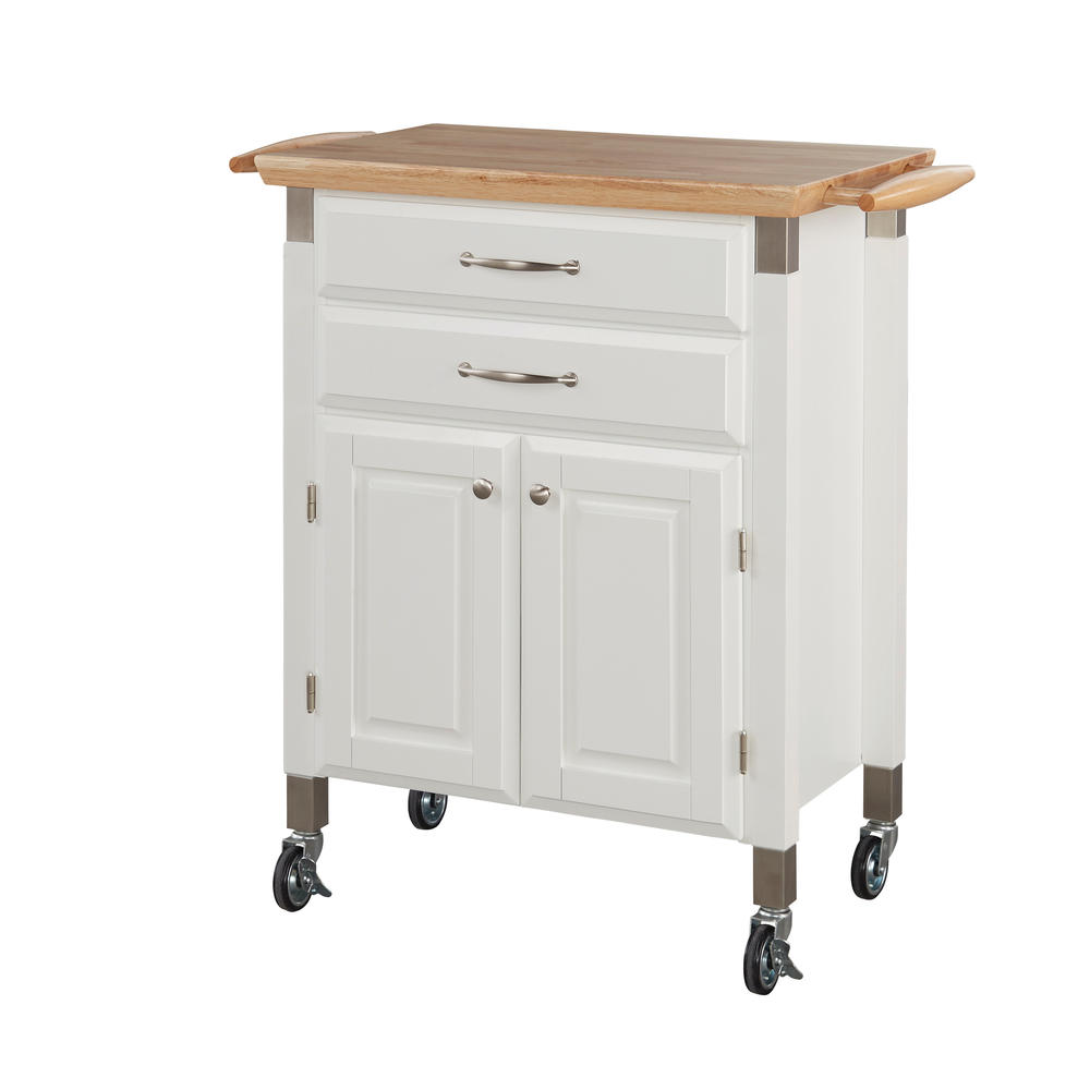 Dolly Madison 36"H x 31"W x 17-3/4"D Solid Wood Top Prep & Serve ...