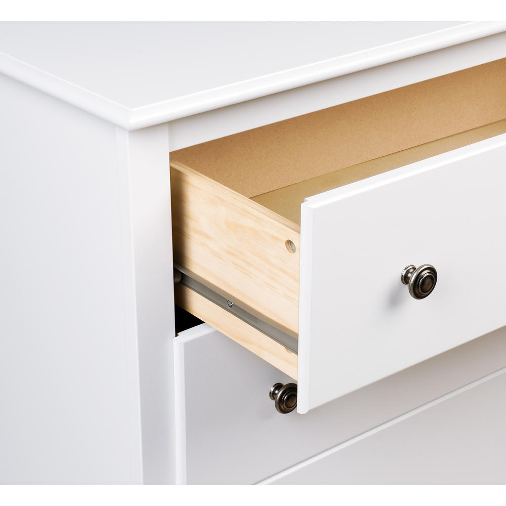 Prepac Monterey 1-drawer Tall Nightstand, White