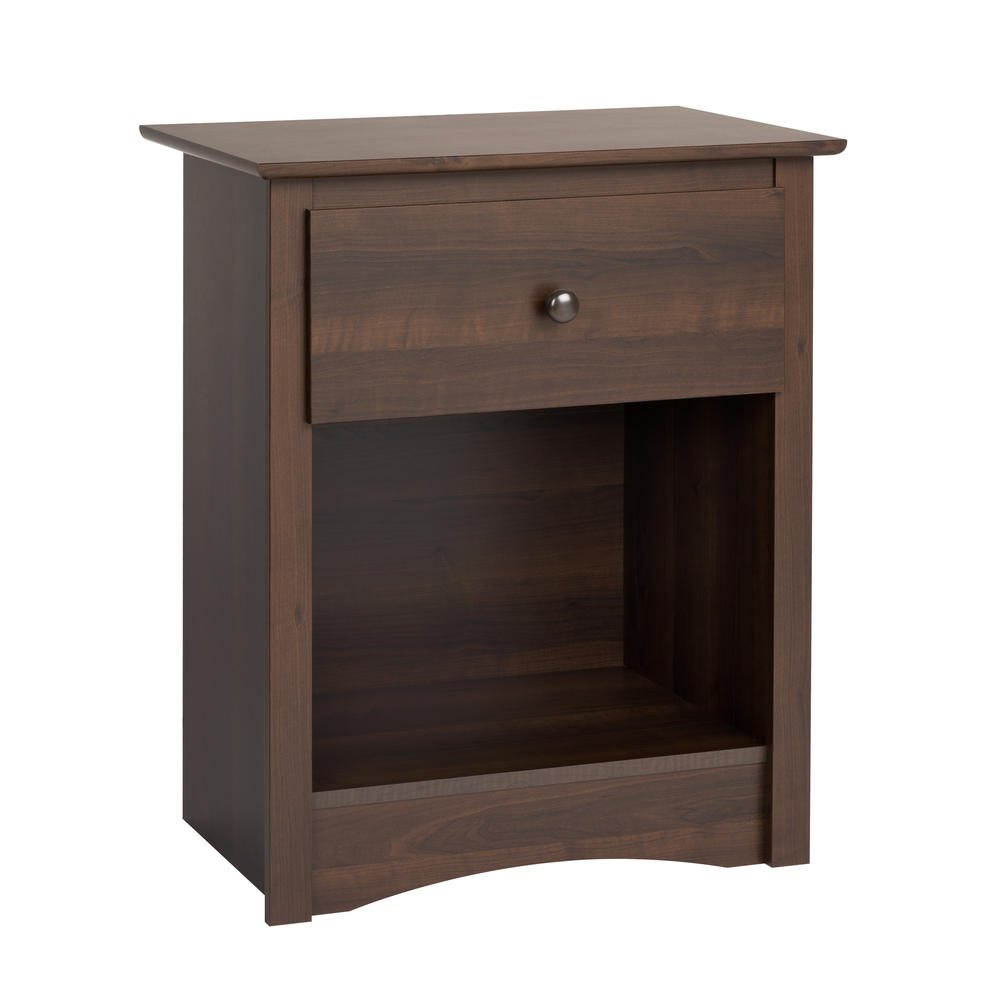 Prepac Fremont 1-drawer Tall Nightstand, Espresso