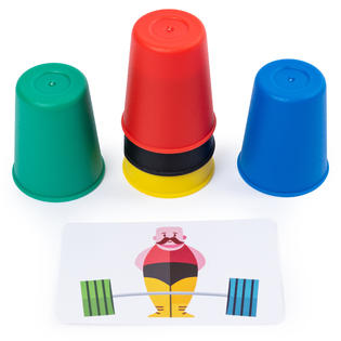 Quick Cups, Match ‘n’ Stack Family Game for Kids Aged 6 and Up