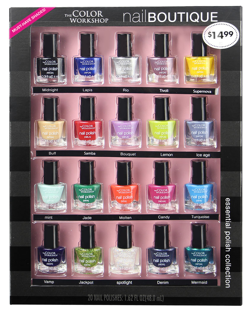 Markwins International The Color Workshop Nail Boutique Fashion Shades ...