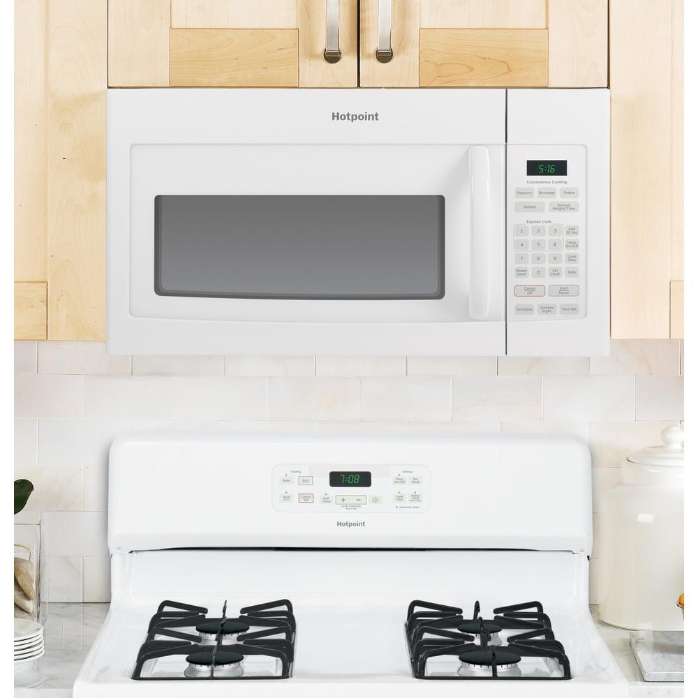 Hotpoint RVM5160DHWW 1.6 cu. ft. Over-the-Range Microwave Oven - White